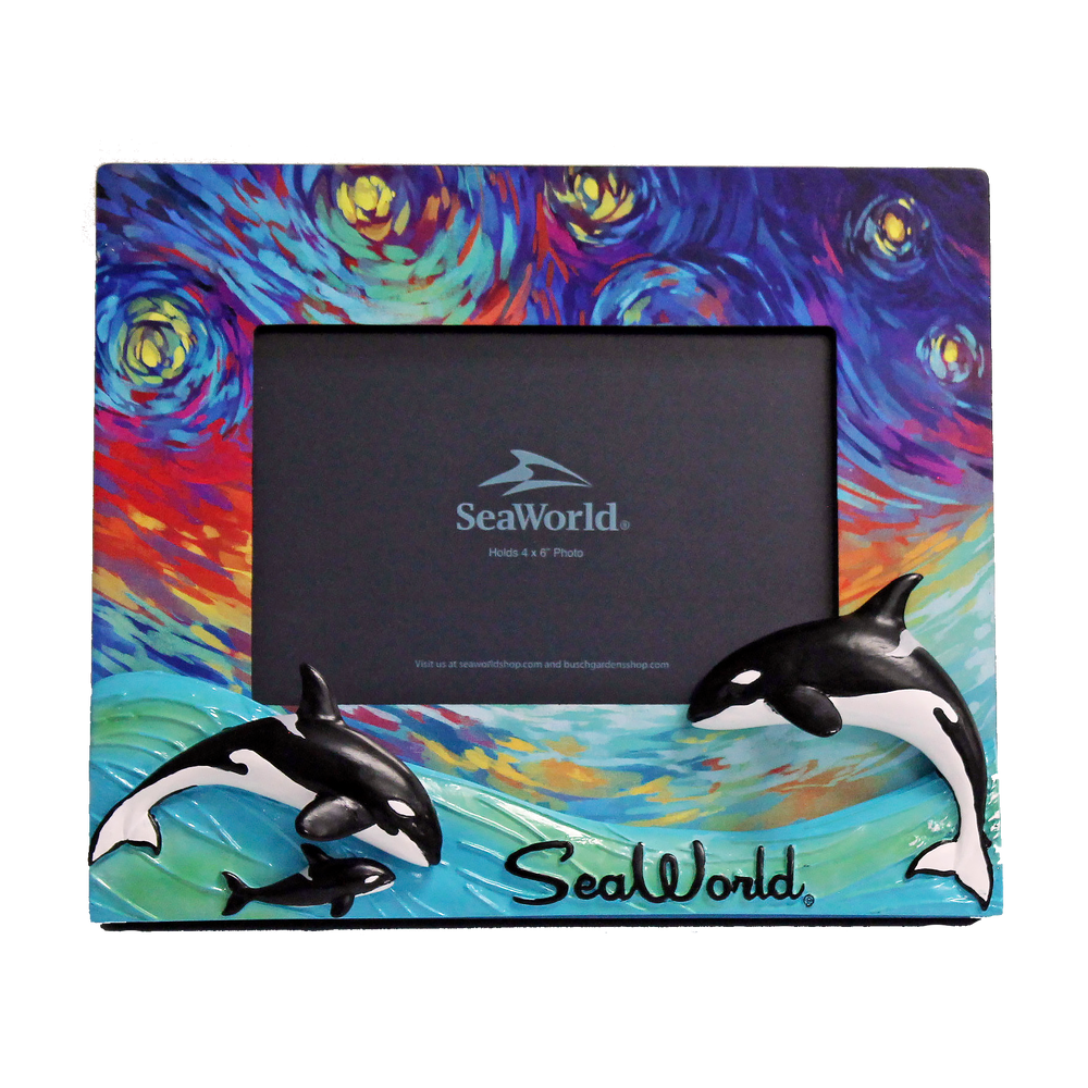 SeaWorld Orca Painter Frame - SeaWorld Parks & Entertainment Shop