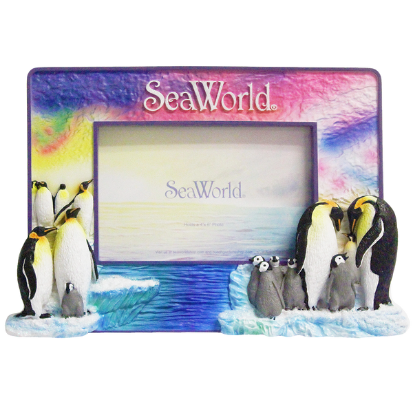 SeaWorld Sunset Penguin 4x6 Resin Frame - SeaWorld Parks ...