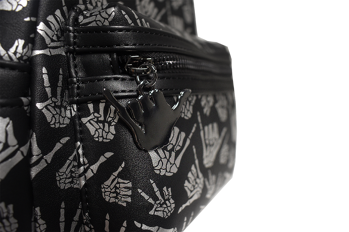 Howl-O-Scream Skeleton Hands Loungefly Backpack - SeaWorld Parks ...