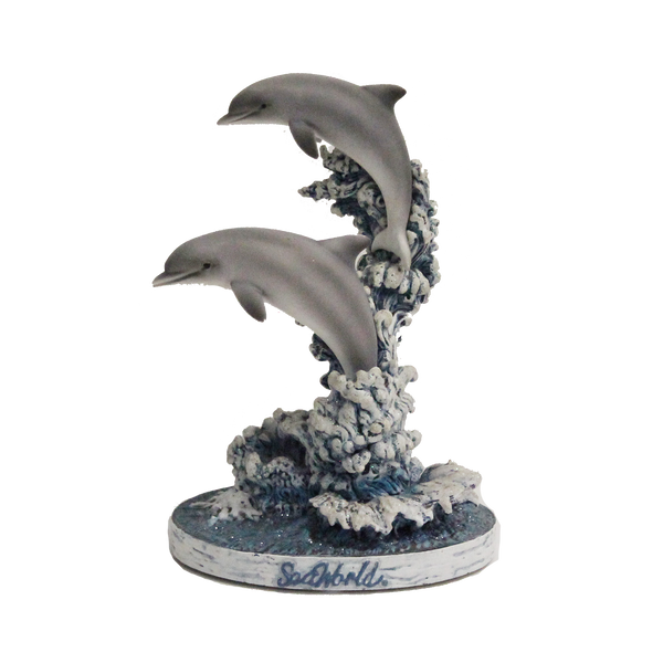 SeaWorld White Wash Dolphin Small Figurine - SeaWorld Parks ...