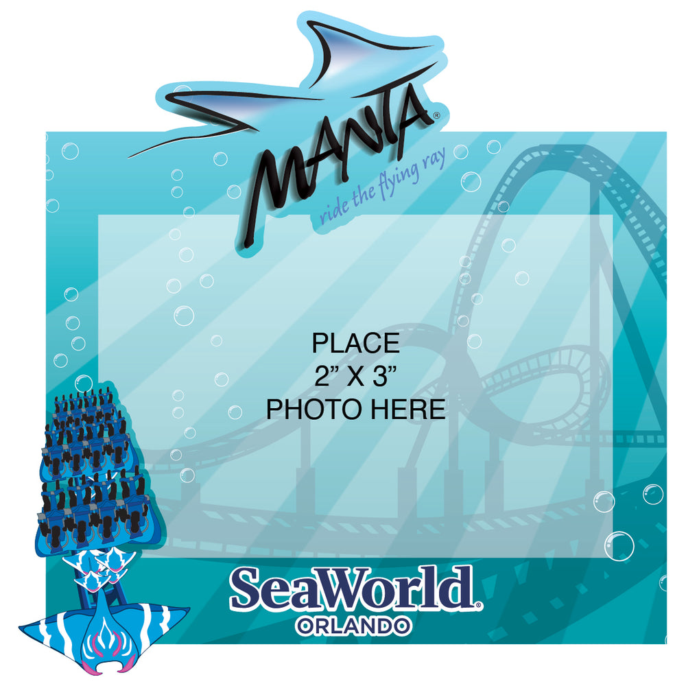 SeaWorld Florida Manta Magnet Frame - SeaWorld Parks & Entertainment Shop