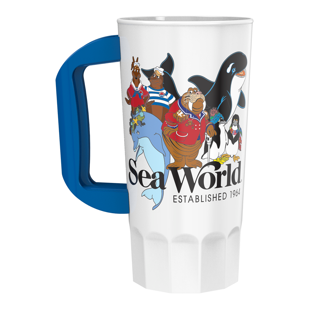 SeaWorld Vintage Character Plastic Mug 20 oz. - SeaWorld Parks ...